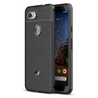 Olixar Attache Google Pixel 3a Leather-Style Case - Black