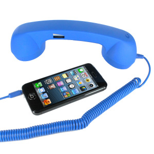 Retro Phone Handsfree Kit - Blue