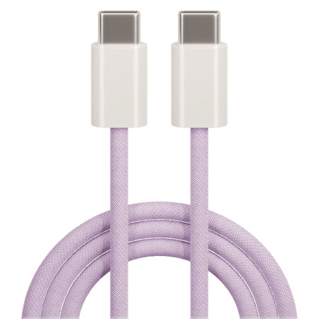 Maxlife Tough Braided 1m Purple 20W USB-C to USB-C Charge & Sync Cable ...