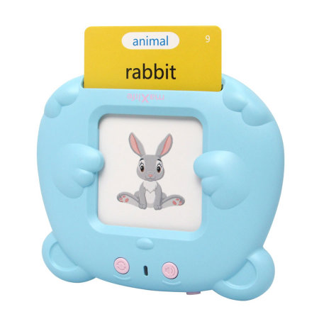Maxlife Blue Talking Flash Cards English Learning Device For Kids