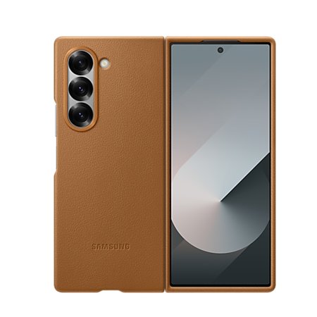 Official Samsung Brown KindSuit Case - For Samsung Galaxy Z Fold 6