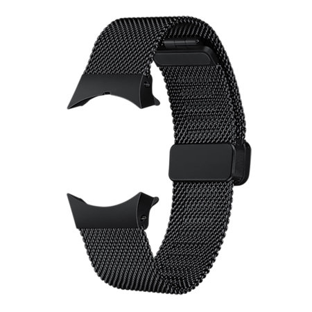 Official Samsung Black Milanese Stainless Steel Band S/M - For Samsung ...