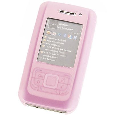 Silicone Case - Nokia E65 ( Pink )