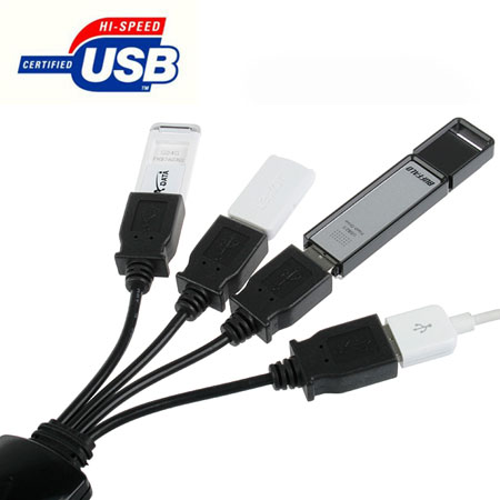 USB 4 Port Hub Cable