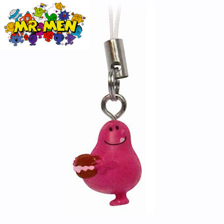 Mr Men Mobile Phone Charm - Mr Greedy