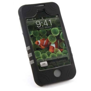 Apple iPhone 3GS / 3G Dual Skin Silicone Case