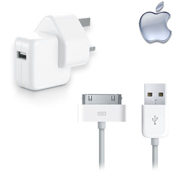 Genuine Apple Mains and USB Charger - iPhone 3G / iPod