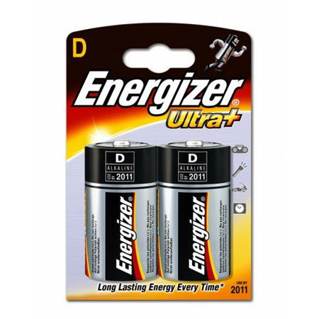 Energizer Ultra+ D Battery Twin Pack