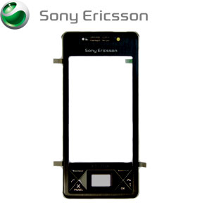 Sony Ericsson XPERIA X1 Replacement Front Cover - Black