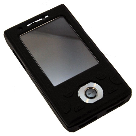 Silicone Case for Sony Ericsson W995 - Black