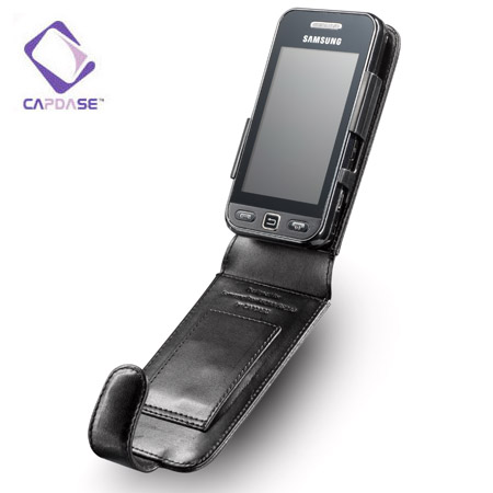 Capdase Classic Leather Flip Case for Samsung Tocco Lite