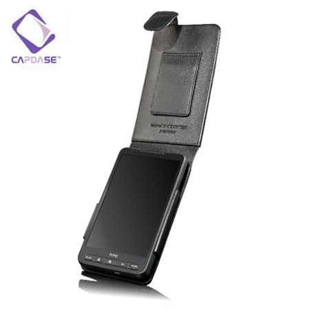 Capdase Classic Leather Flip Case For HTC HD2