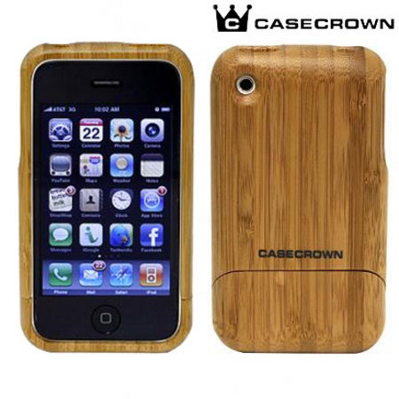 CaseCrown iPhone 3G/3GS - Wooden Case (Bamboo)