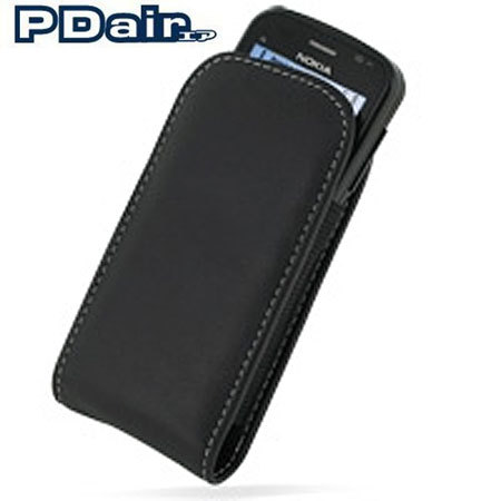 PDair Vertical Leather Pouch Case - Nokia C6
