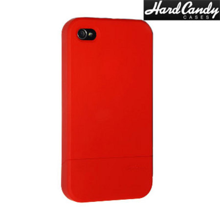 Hard Candy Slider For iPhone 4 - Red