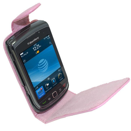 BlackBerry Torch 9800 Flip Case - Pink