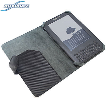 BoxWave Steal Fibre Elite Kindle Case - Black