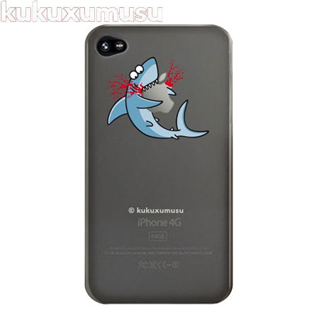 Kukuxumusu Hard Shell for iPhone 4 - Shark Attack