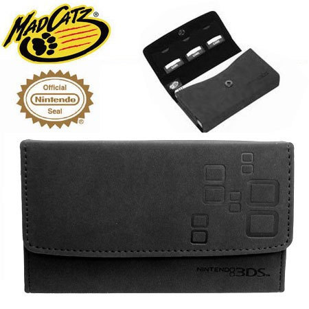 Mad Catz Nintendo 3DS Microsuede Wallet - Black