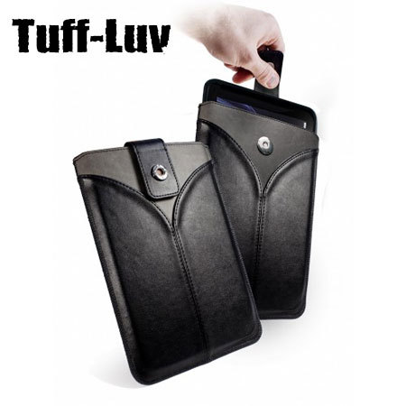 Tuff Luv 'Veggie' Faux Leather Pull-Tab Case for Motorola Xoom