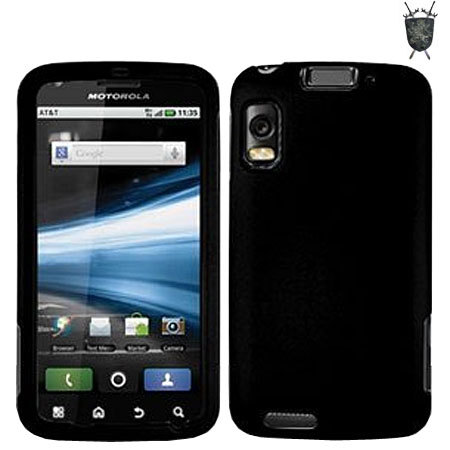 FlexiShield Skin for Motorola ATRIX - Solid Black