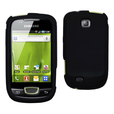 Silicone Case For Samsung Galaxy Mini - Black