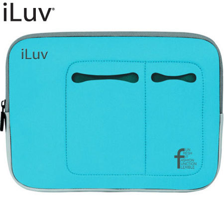 iLuv Neoprene Sleeve for iPad 2 - Blue