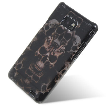 Protective Back Cover for Samsung Galaxy S2 - Skulls