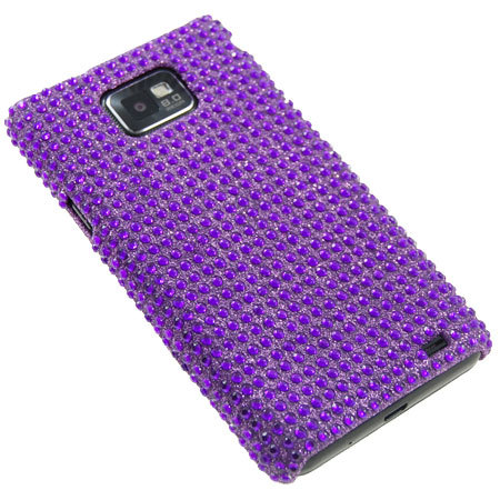 Samsung Galaxy S2 Diamant Back Cover Lila