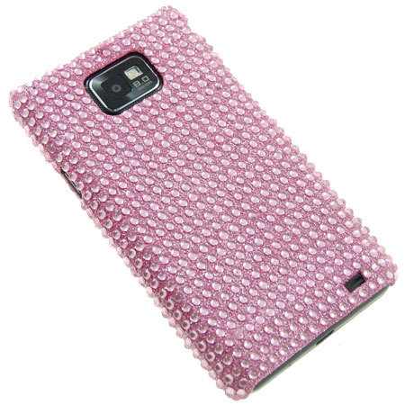 Diamante Back Cover for Samsung Galaxy S2 - Pink