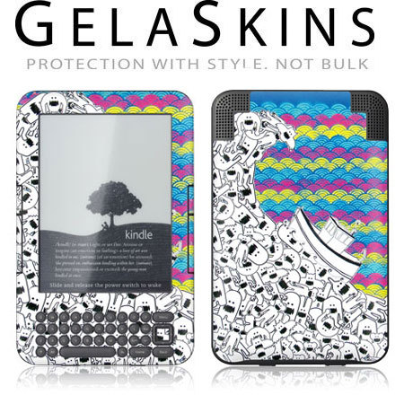 Gelaskins Protective Skin for Amazon Kindle Keyboard - Seismic