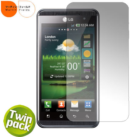 Martin Fields Screen Protector - LG Optimus 3D - Twin Pack