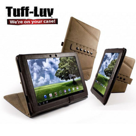 Tuff-Luv Saddleback Leather Sony Tablet S Case - Brown