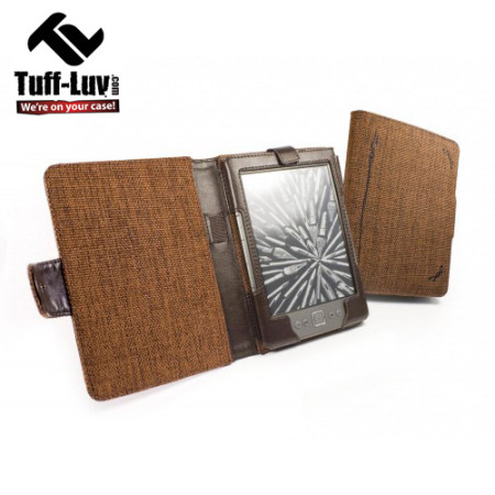 Tuff-Luv Natural Hemp Kindle 4 Cover - Mocha Brown