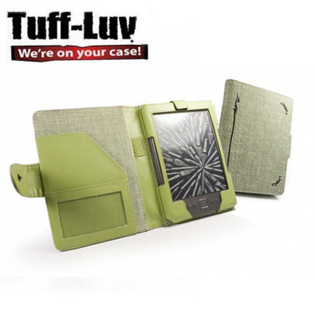 Tuff-Luv Natural Hemp Kindle 4 Cover - Pistachio