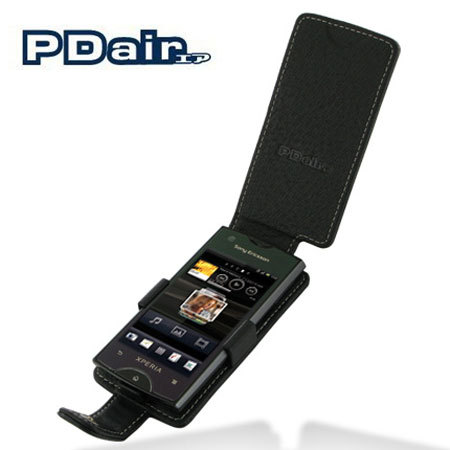 PDair Leather Flip Case - Sony Ericsson Xperia ray