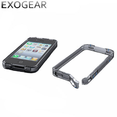 Exogear ExoClear Edge for iPhone 4S/4 - Smoke Black