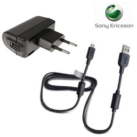 Sony Ericsson EC700 micro USB Data Cable with CST-80 European Mains
