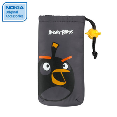Pochette de transport officielle Nokia CP-3015 Angry Birds - Black Bird