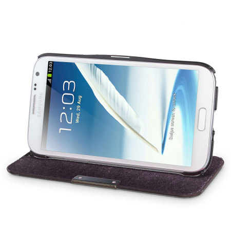 Samsung Galaxy Note 2 Flip Case - Black