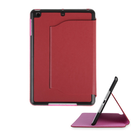 iPad Mini 3 / 2 / 1 Ultra-Thin Leather Case with Stand - Red Reviews