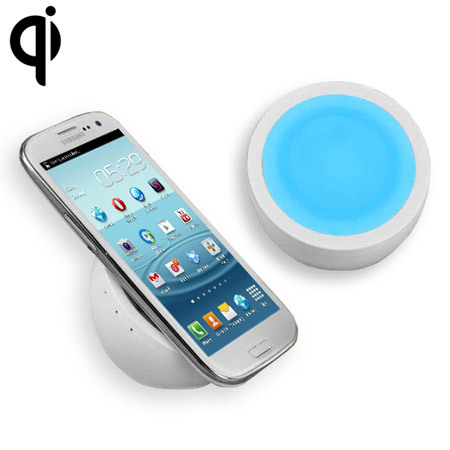 QI Wireless Charging Orb - White/Blue