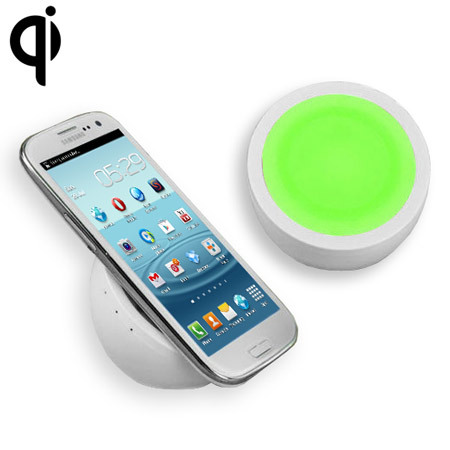 QI Wireless Charging Orb - White/Green