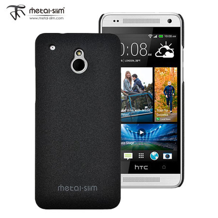 Metal-Slim UV Protective Case for HTC One Mini - Black