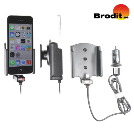 Brodit Active Holder with Tilt Swivel and Cig-Plug - iPhone 5C