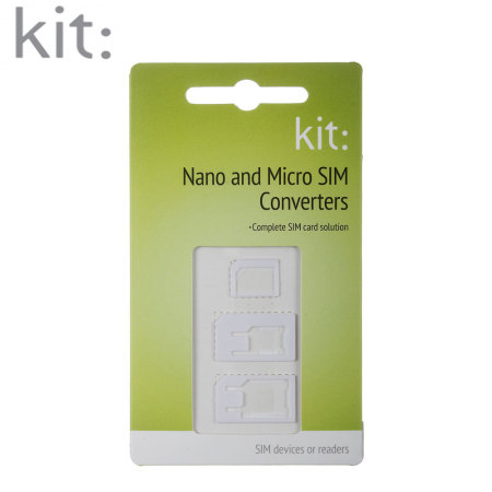 Kit Nano and Micro SIM Adaptor Pack