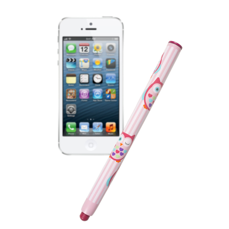 Trendz Kid's Themed Stylus - Pink Owls
