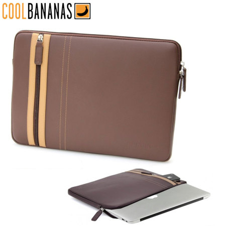 Cool Bananas SmartGuy Apple MacBook Air 11" Leather Case - Brown