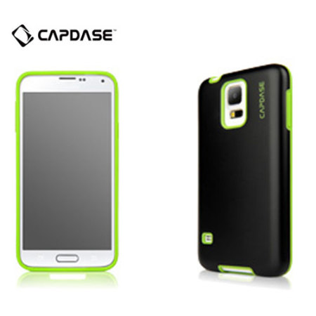 Capdase Vika Soft Jacket Samsung Galaxy S5 Case - Black / Green