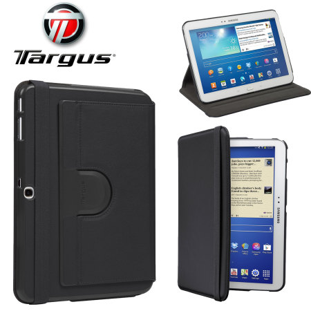 Targus Galaxy Tab 4 10.1 Rotating Leather-style Case - Black